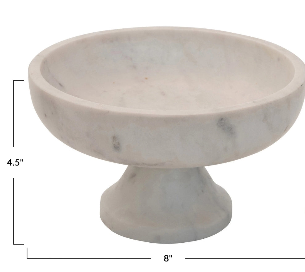 Marble Footed Bowl – Andrea West Design